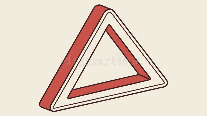 Blank Triangle Warning Sign, Customizable Road Hazard, Safety Alert ...