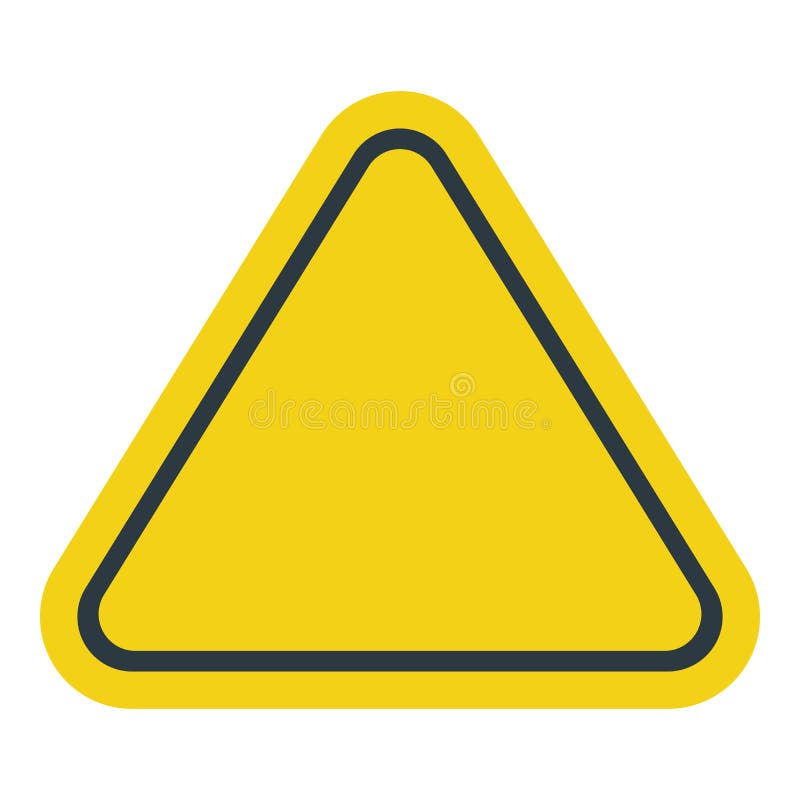Blank Hazard Sign