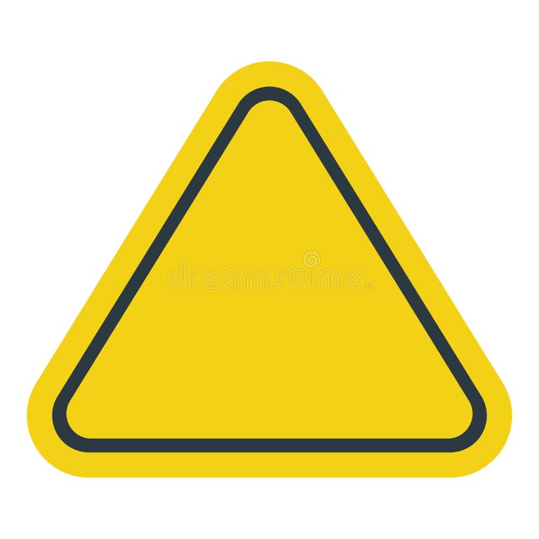 Hazard Triangle Blank Stock Illustrations – 671 Hazard Triangle Blank ...