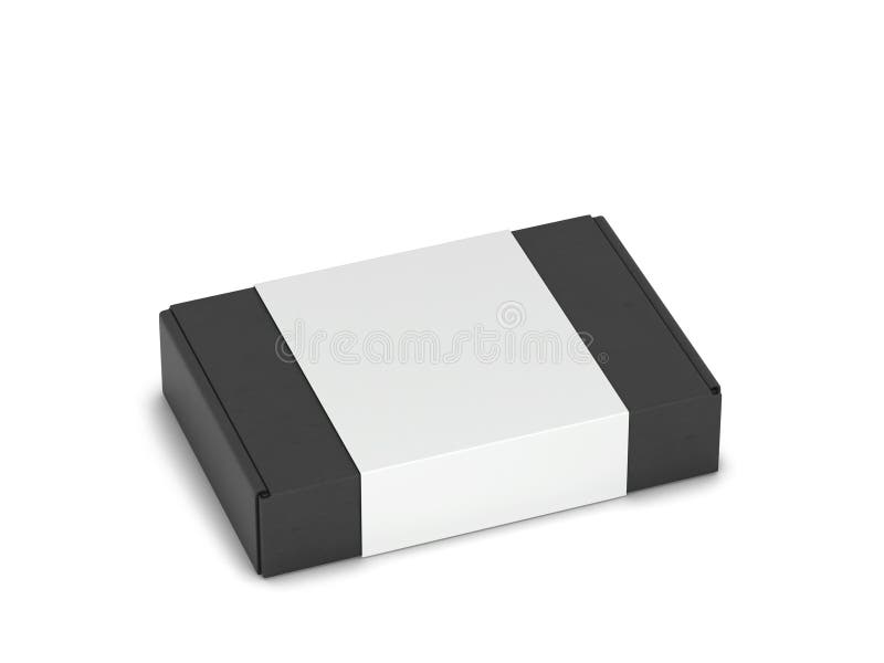 Flap Packaging Box Mockup Stock Illustrations – 1,073 Flap Packaging ...