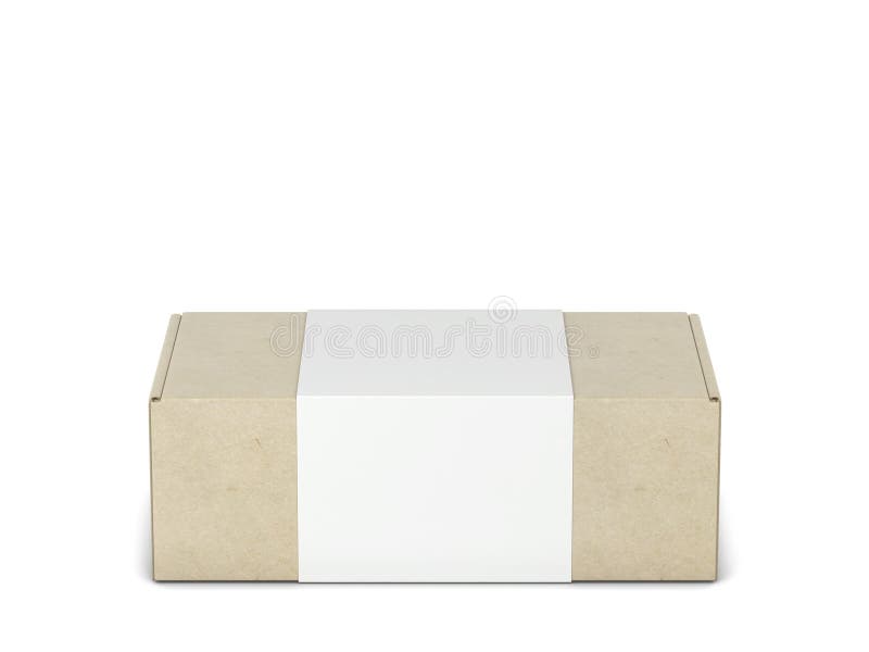 Flap Packaging Box Mockup Stock Illustrations – 1,073 Flap Packaging ...