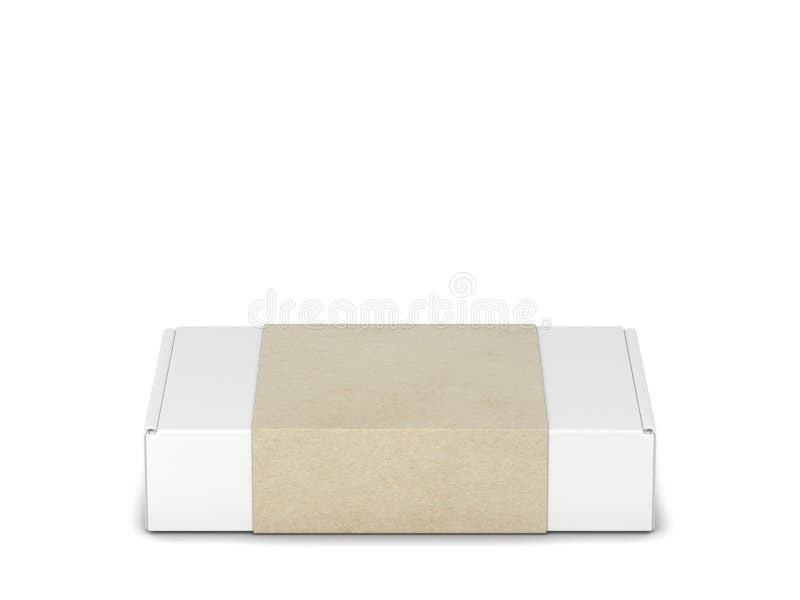 Flap Packaging Box Mockup Stock Illustrations – 1,073 Flap Packaging ...