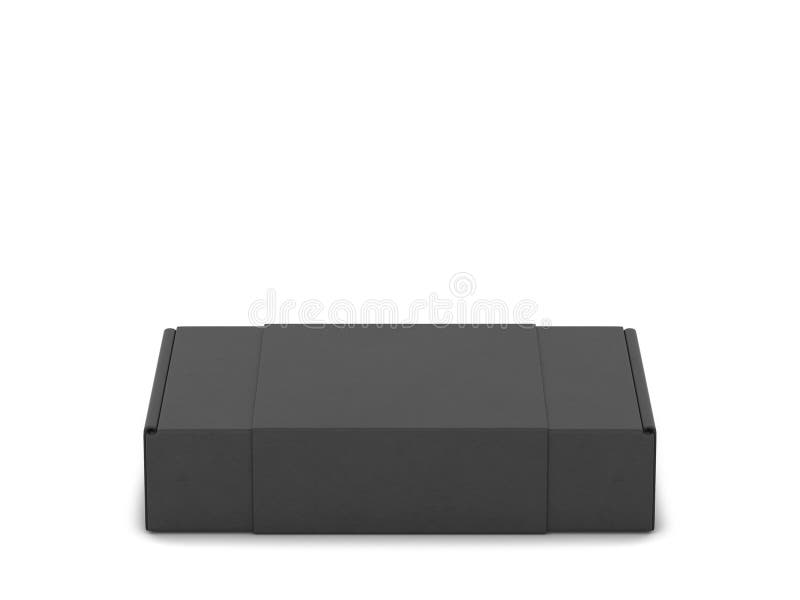 Flap Packaging Box Mockup Stock Illustrations – 1,073 Flap Packaging ...