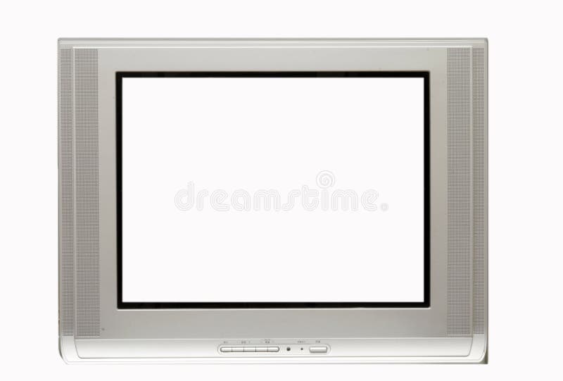 Blank TV stock image. Image of isolated, electrical, electronic - 2800155