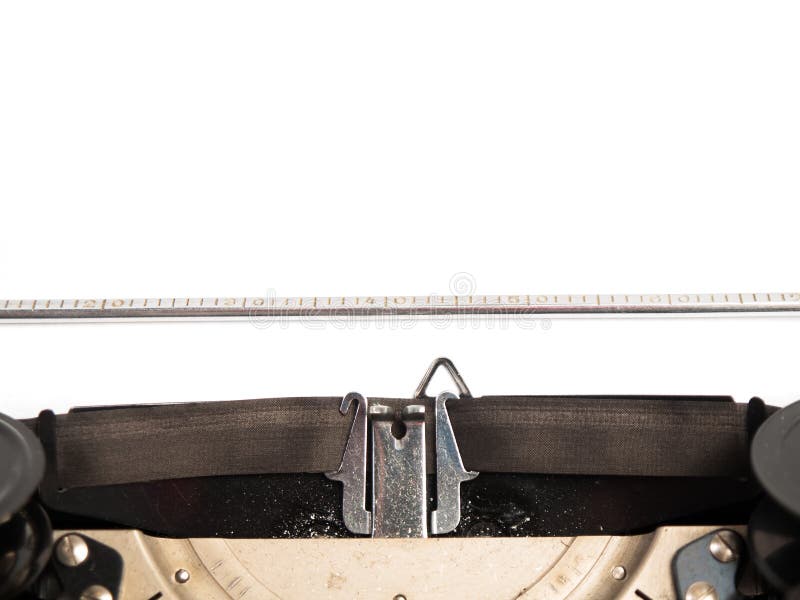 Blank typewriter stock photo. Image of machine, typewriter - 85864478