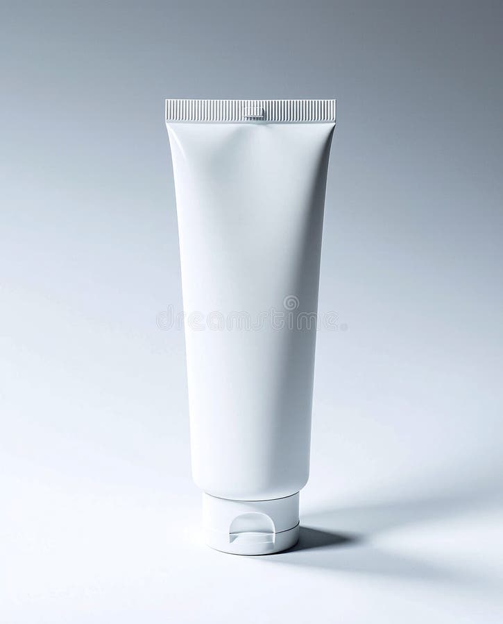 Blank Unbranded White Plastic Tube Mockup, Toothpaste, Lotion, Cream ...