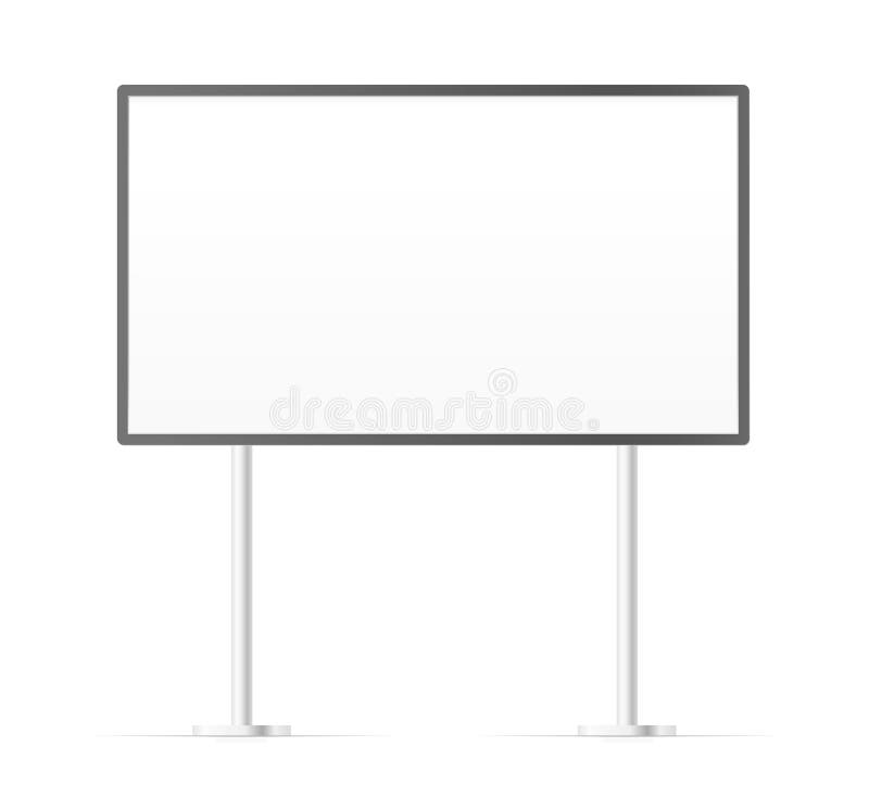 Blank Urban Advertising Board Template Stock Vector - Illustration of ...