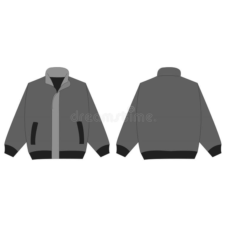 Blank Jacket Template Stock Illustrations – 8,989 Blank Jacket Template ...