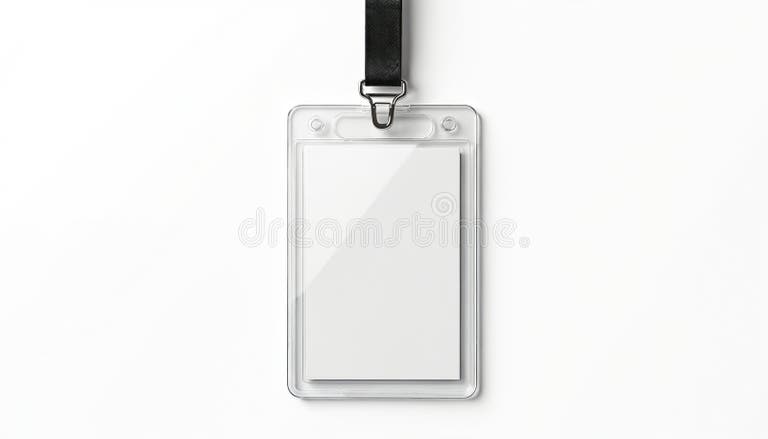 Blank White Vertical Id Card Stock Illustrations – 314 Blank White ...