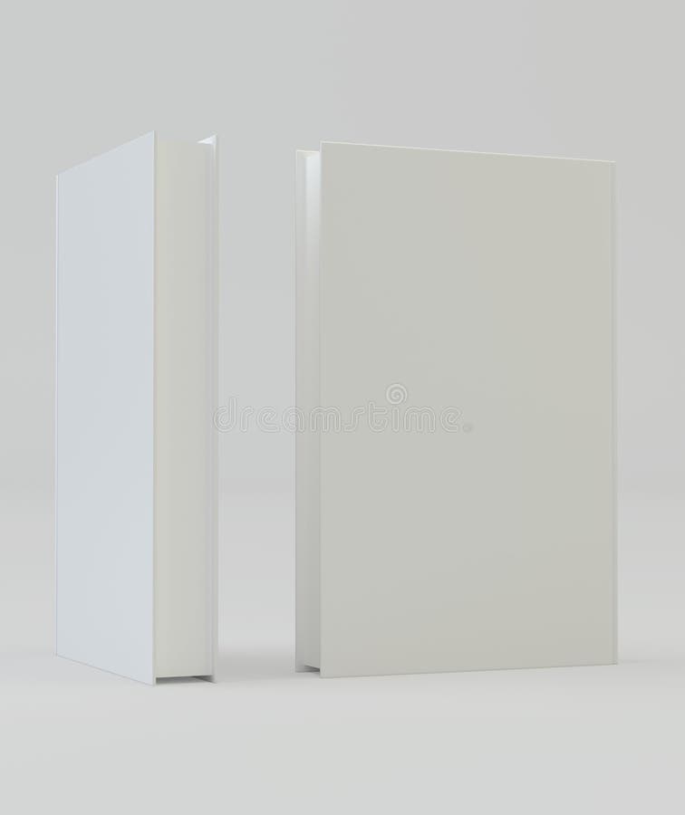 Blank Vertical Book Cover Template Stock Illustration - Illustration of ...