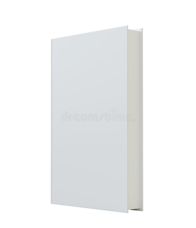 Blank Vertical Book Cover Template Stock Illustration - Illustration of ...