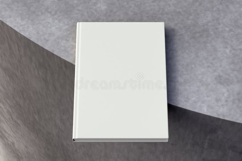 Blank book on the edge stock illustration. Illustration of edge - 187093822