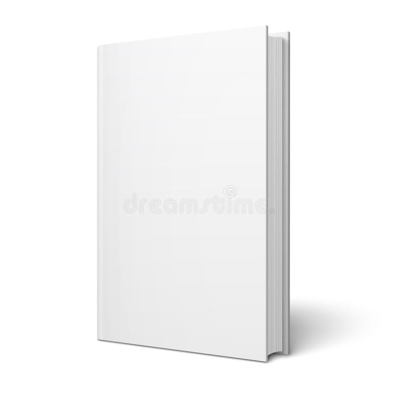 White Closed Book Standing