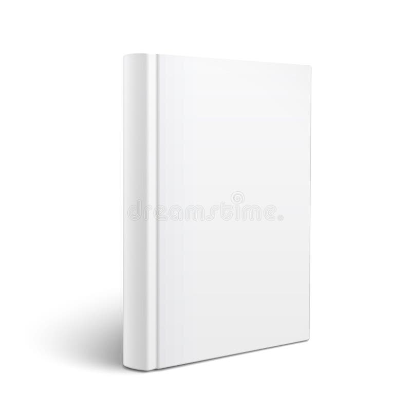 Blank Vertical Book Template. Stock Vector - Illustration of copybook ...