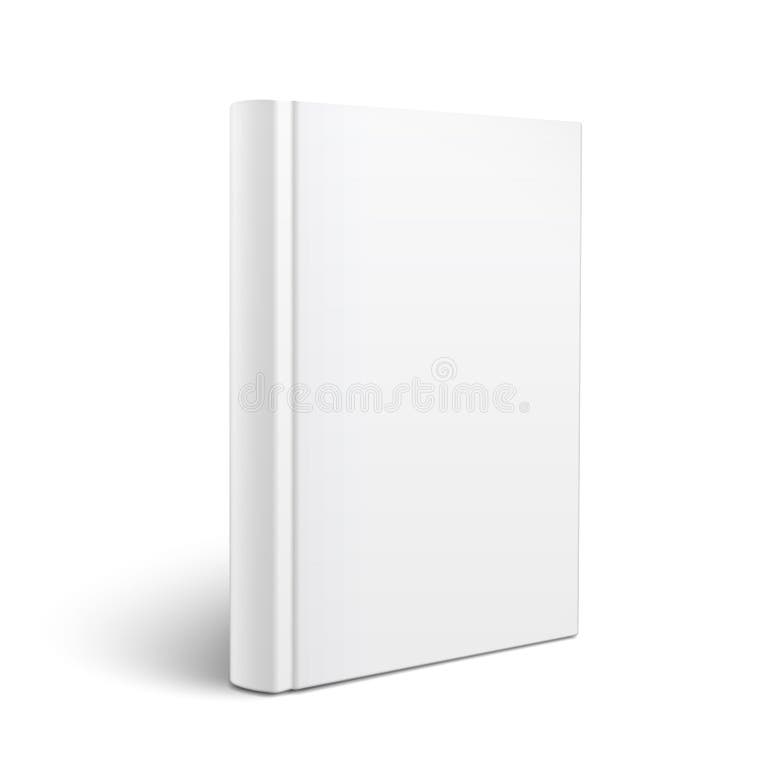 Blank Vertical Book Template. Stock Vector - Illustration of copybook ...
