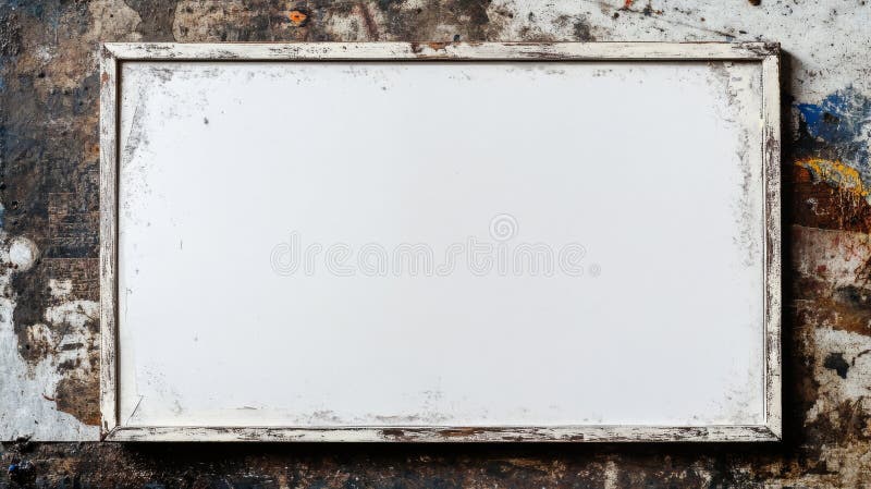 A Blank Vintage Frame Placed on a Rustic Background that Adds Character ...