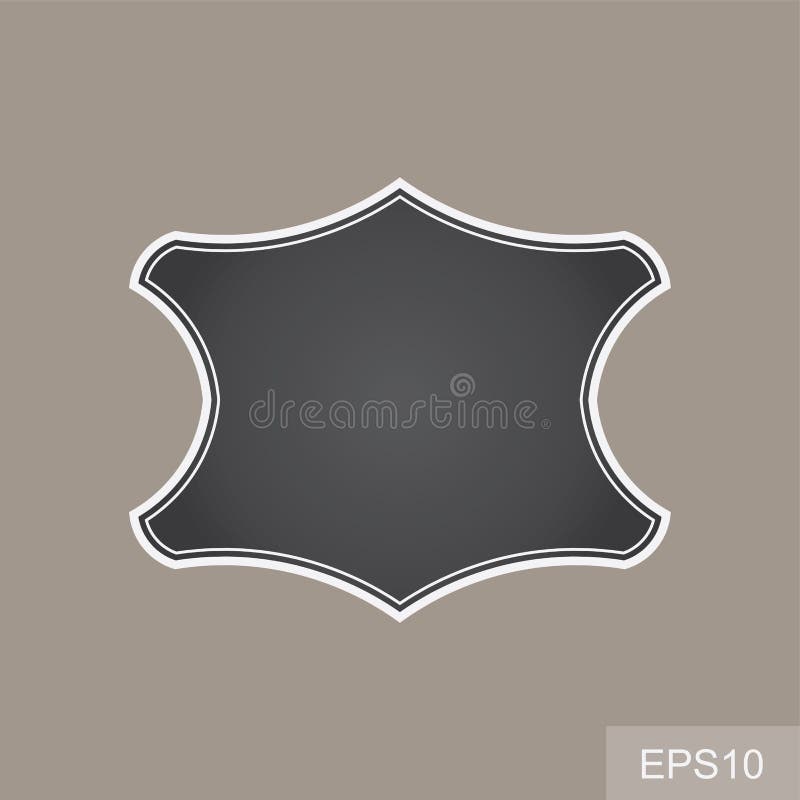 Set of Blank Vintage Frames. Gift Tags. Paper Labels. Flat Design ...