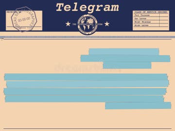 Telegram Form Stock Illustrations – 99 Telegram Form Stock ...