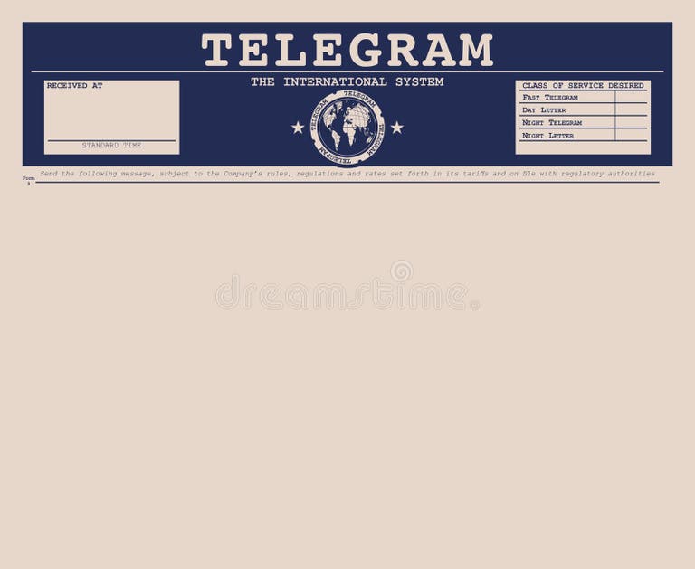 Telegram Form Stock Illustrations – 120 Telegram Form Stock ...