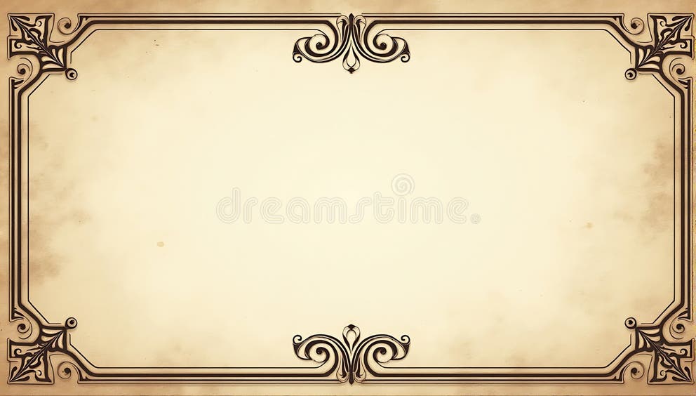 Blank Vintage Ticket with Textured Paper Isolated on Transparent ...