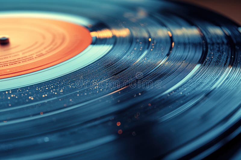 Blank Vinyl Record Label with Smooth Surface and Subtle Texture Ideal ...