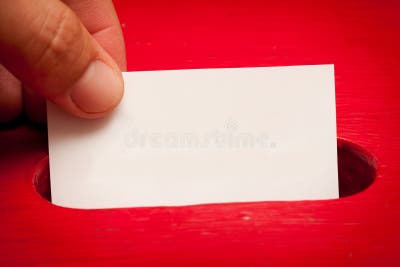 Blank vote card stock photo. Image of democracy, voting - 27461510