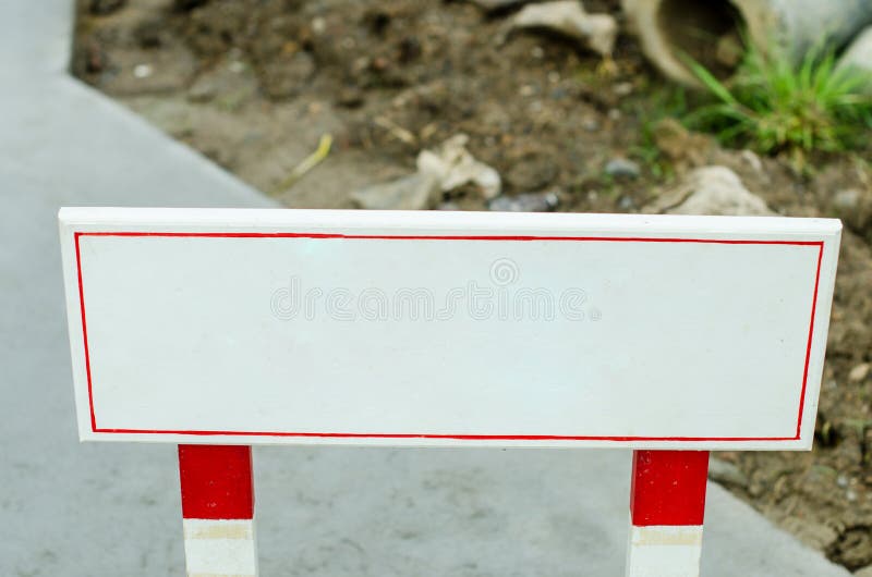 Blank Warning label stock photo. Image of sign, danger - 180239154