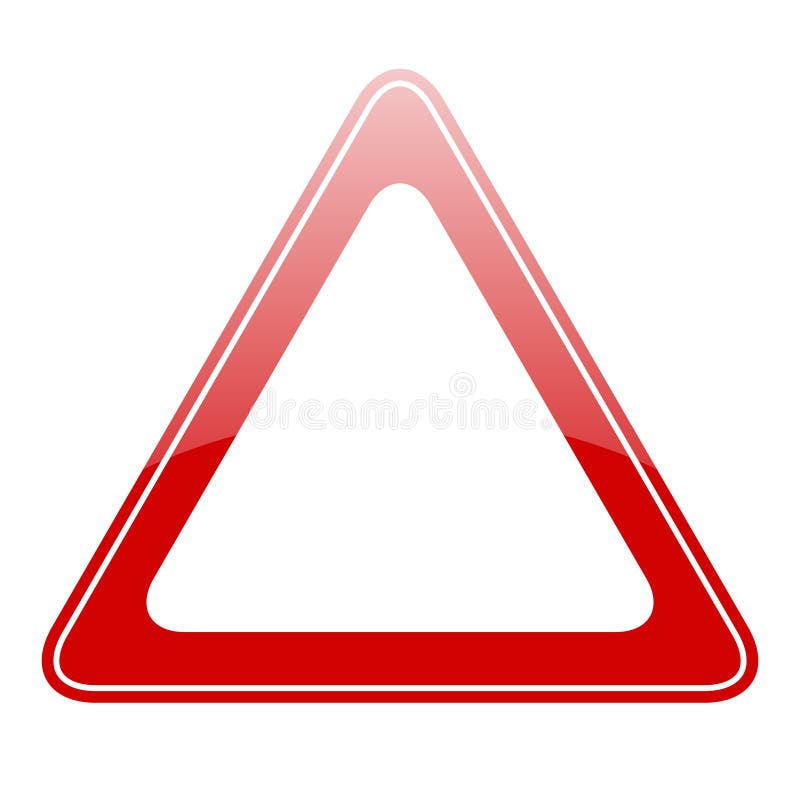 Red Triangle Clipart