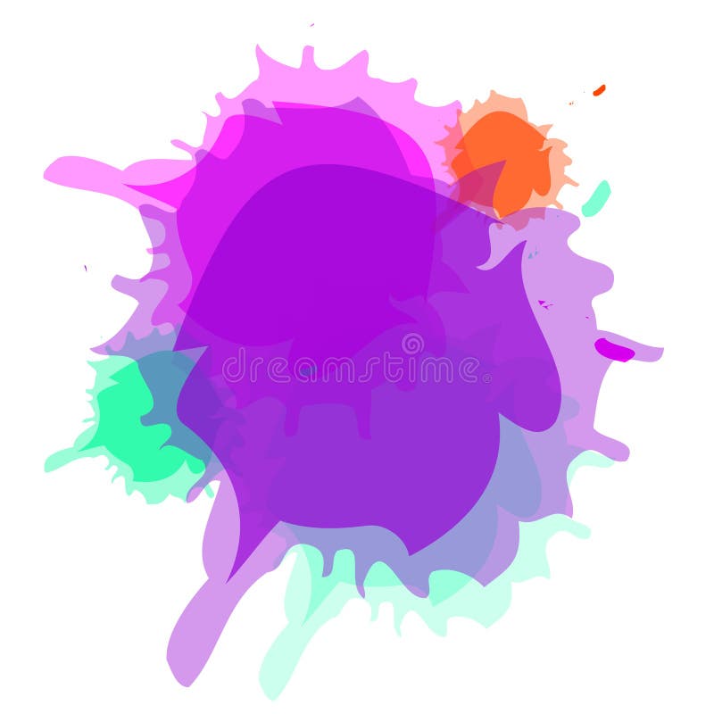 Blank Watercolor Splash Design Vector Eps 10 Stock Vector ...