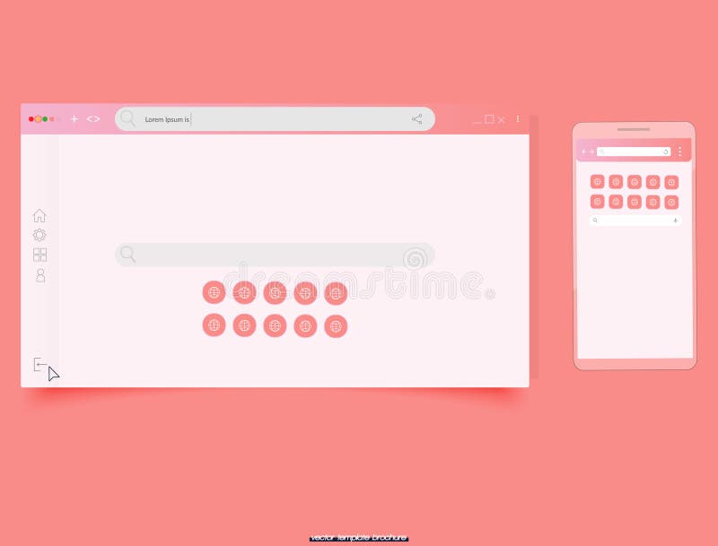 Web Browser Blank Stock Illustrations – 7,450 Web Browser Blank Stock ...