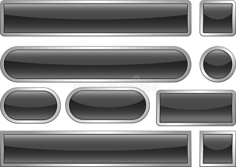 Blank web buttons stock vector. Illustration of abstract - 118622220 Blank web buttons stock vector. Illustration of abstract - 118622220