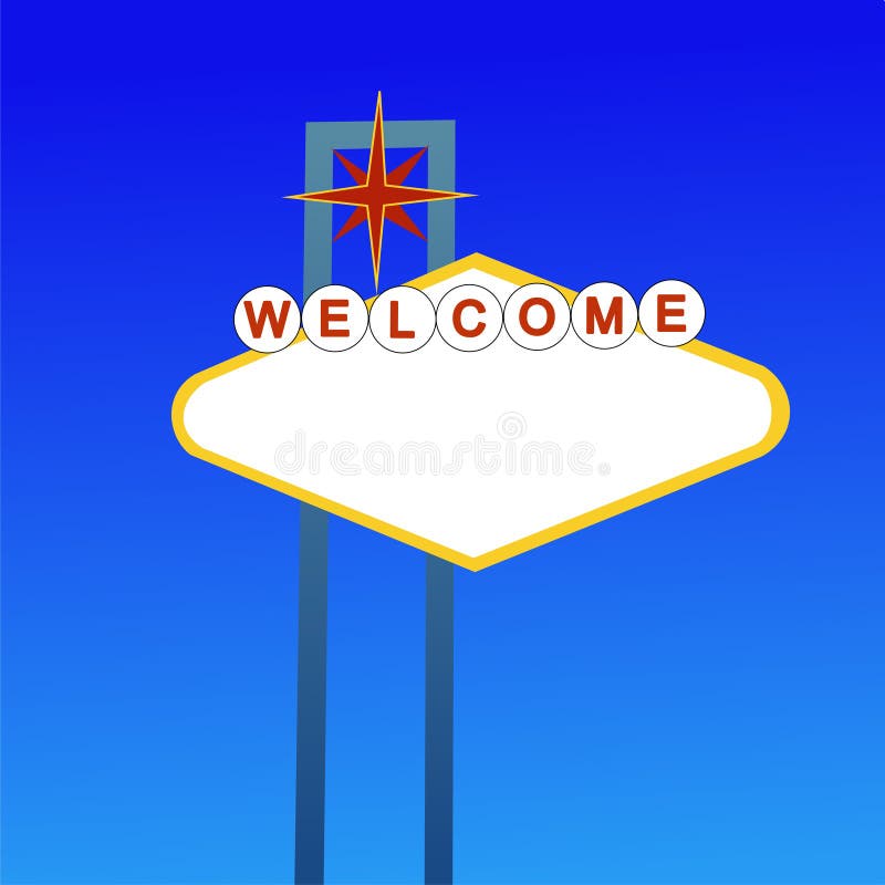 Blank Welcome Sign Clipart