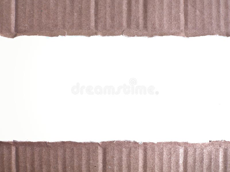 Blank White Background with Cardboard Frame Stock Image - Image of ...