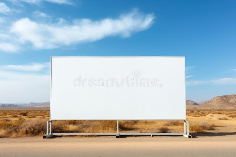 Blank White Billboard, Empty Info Banner, Street Banner, Empty White ...