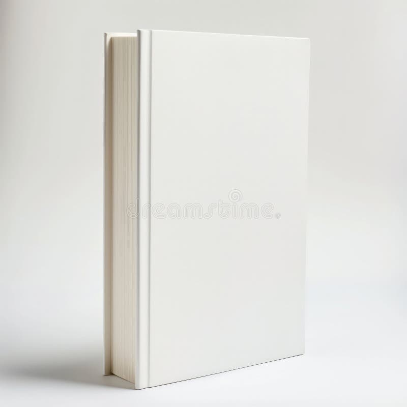 Blank White Book Cover stock photo. Image of paper, copy - 314931000