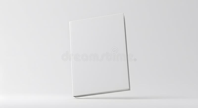 Blank White Book Mockup: Perfect for Design Presentations Stock ...