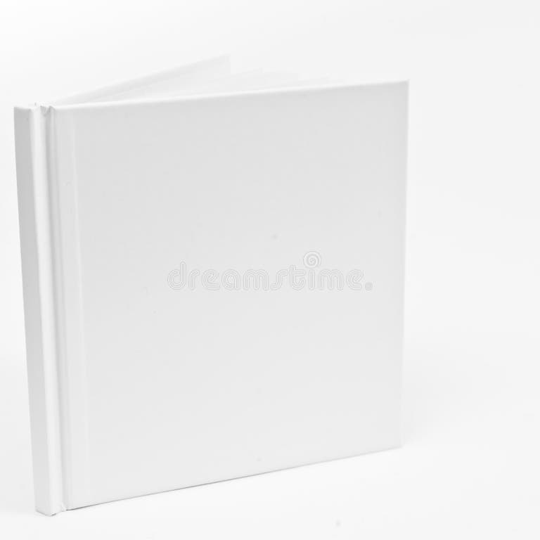 Blank White Booklet stock image. Image of front, bind - 18278859