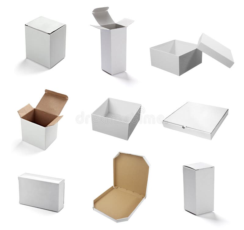 Elegant Open White and Gold Gift Box Mockup on Black Background. Luxury ...