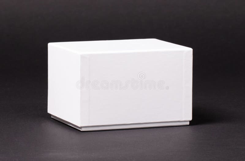 Blank White Box on Black Background Stock Photo - Image of blank, cross ...