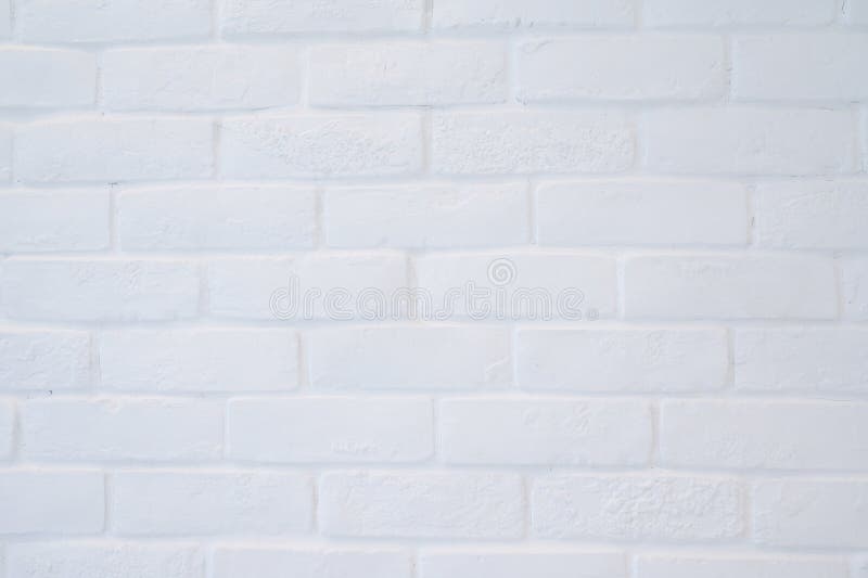 White Brick Wall Texture Background, Interior Design Stock Photo ...