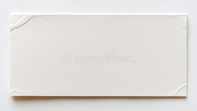 Blank White Canvas with Textured Edges, Perfect for Creative Projects ...