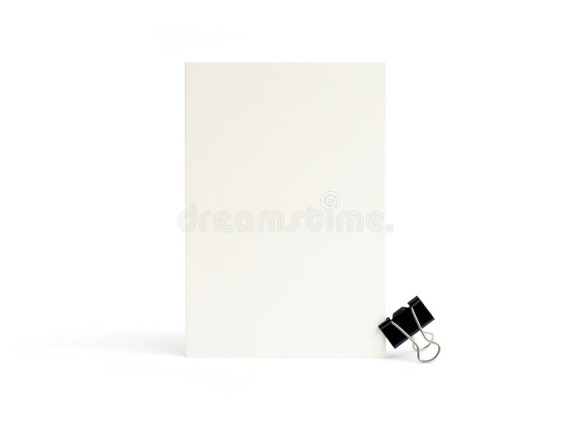 Blank white card stock photo. Image of clothespin, blank - 51886328