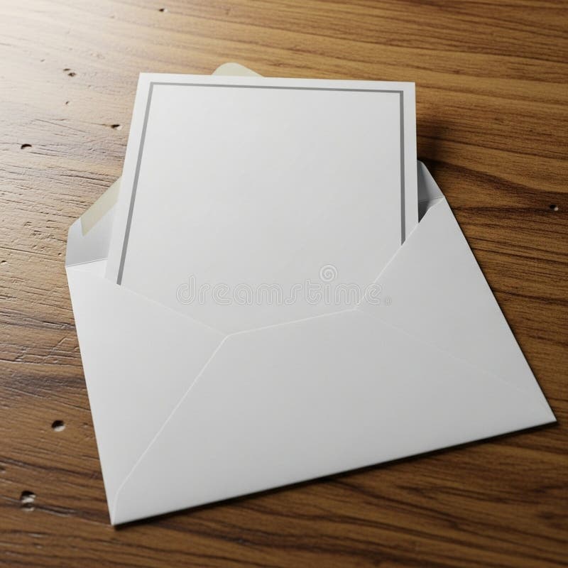 Blank White Open Envelope Stock Illustrations – 12,938 Blank White Open ...