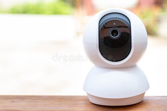 A Blank White CCTV Camera Security that Hasn`t Been Installed on the ...