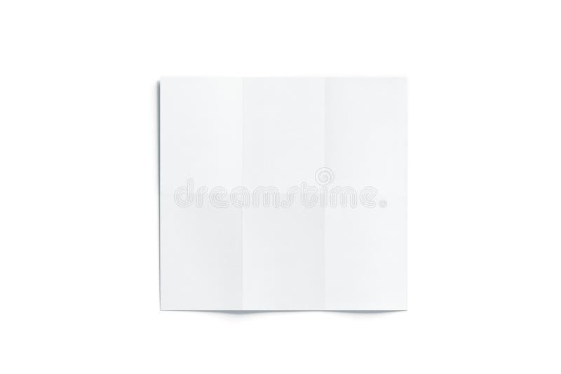 Blank White Chart Booklet Mockup, Opened Stock Image - Image of display ...