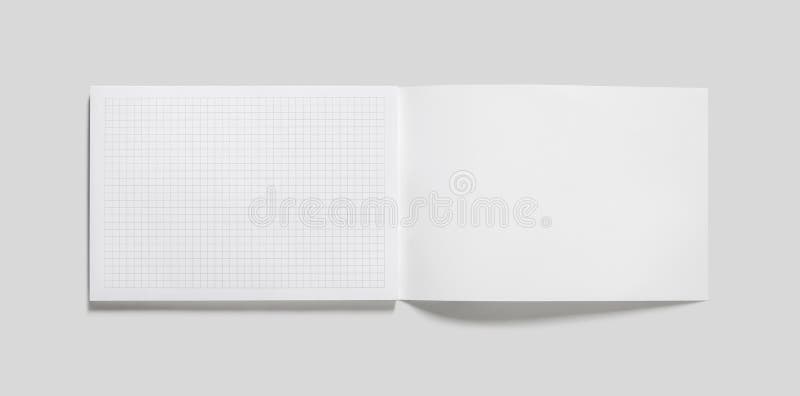Blank white copybook stock photo. Image of design, isolated - 146922166