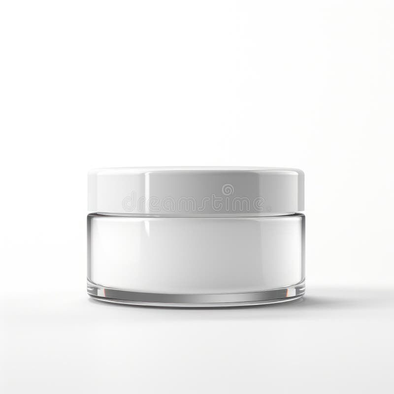 Blank White Cosmetic Container Isolated on White Background AI ...