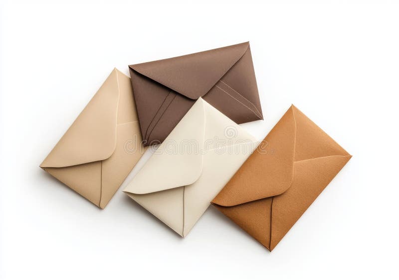 Blank White and Craft Rectangular Paper Bag with Stickers Mockup Stock ...