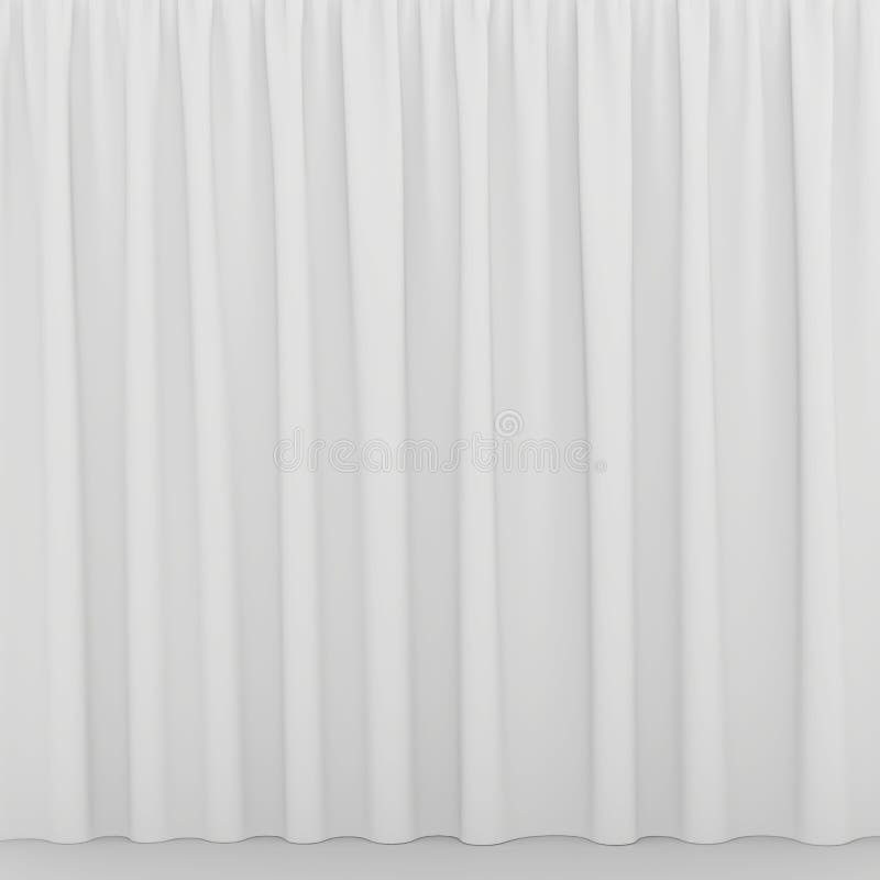 White Curtain Fabric Pattern Surface Texture. Close-up of Interior ...