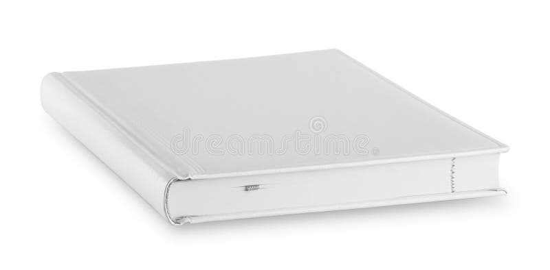 White Diary in Leather Binding Stock Image - Image of document, text ...